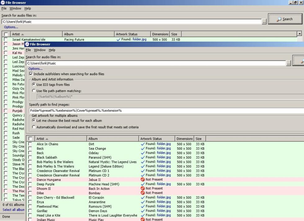 Download Album Covers Easily with Album Art Downloader